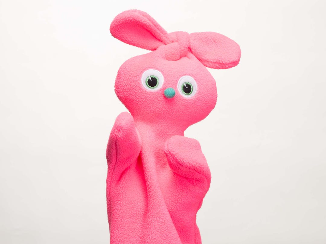 Glove Puppet - Brook Sprite - Tiny - Neon Pink - Etsy
