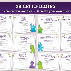 Positive Behavior Award Certificates: Growth Mindset Recognition ...