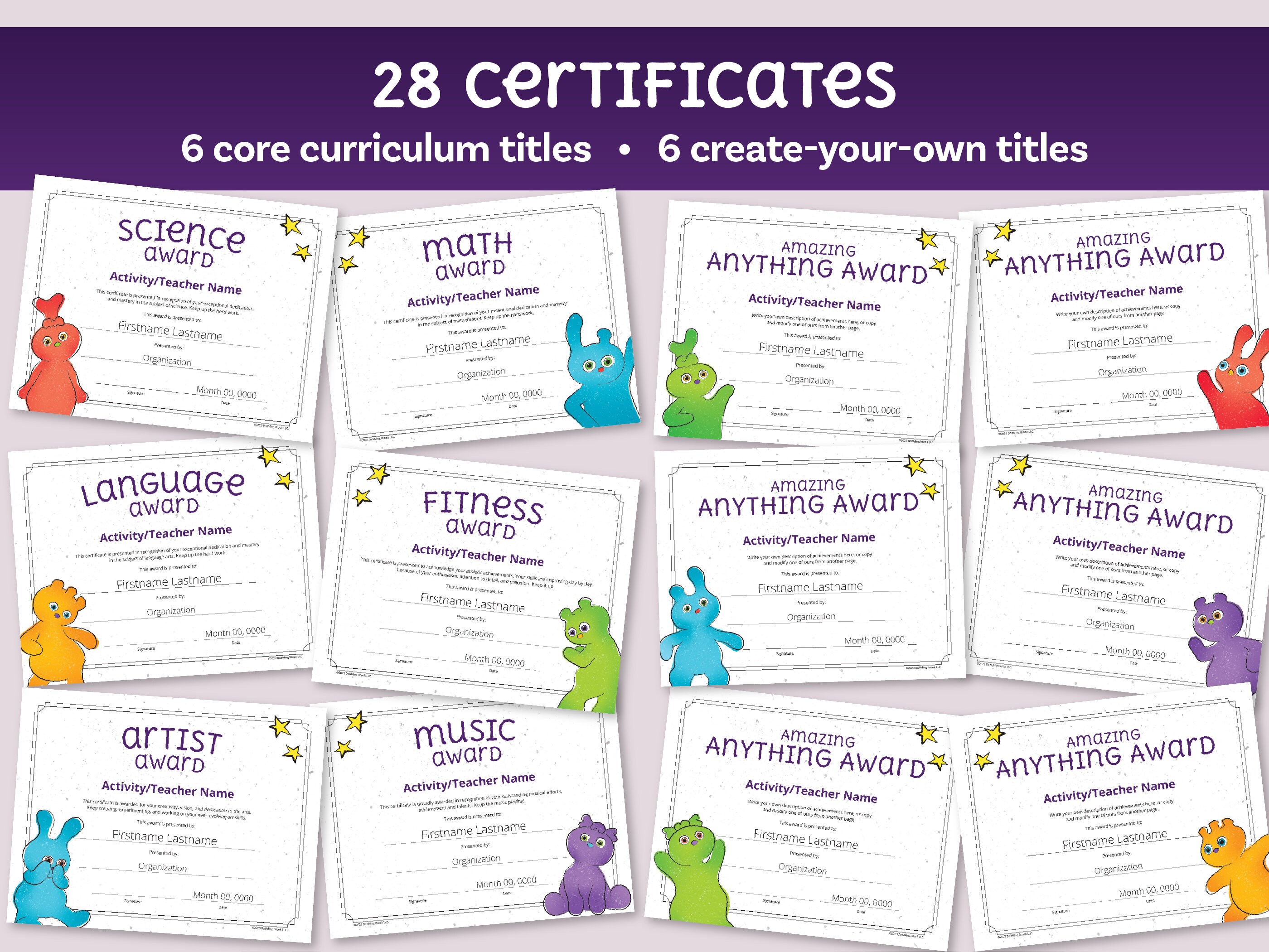Positive Behavior Award Certificates: Growth Mindset Recognition ...