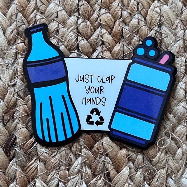 Trash Can Sticker - Etsy