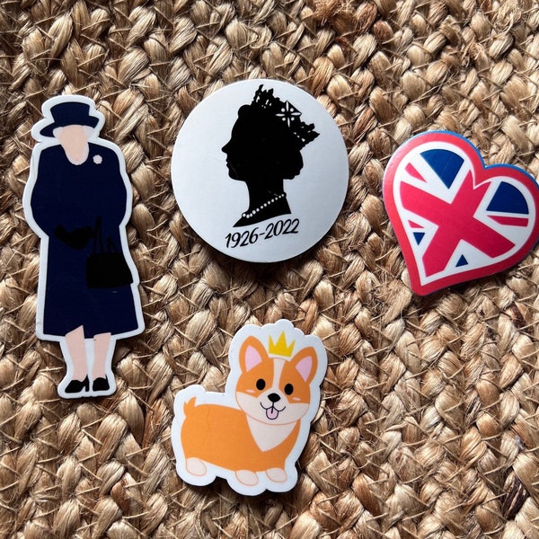 Queen Elizabeth Sticker - Etsy