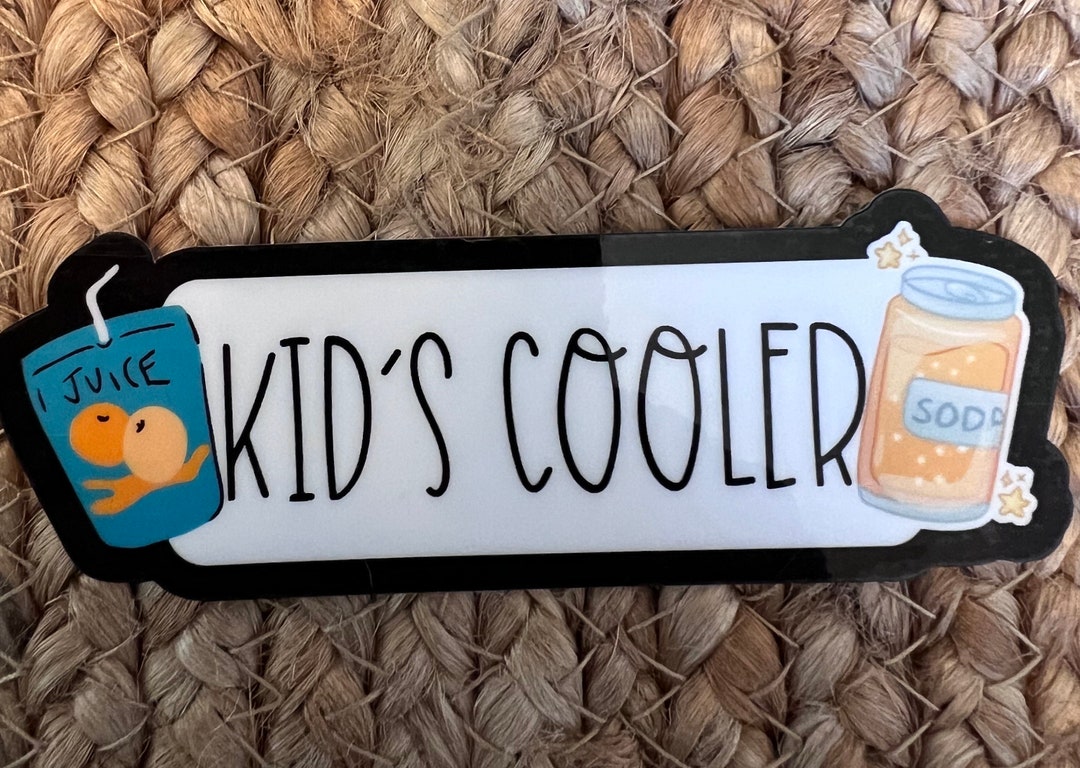 Kids Drink Cooler Label- Party Drinks, Beverages, Entertaining Sign. - Etsy