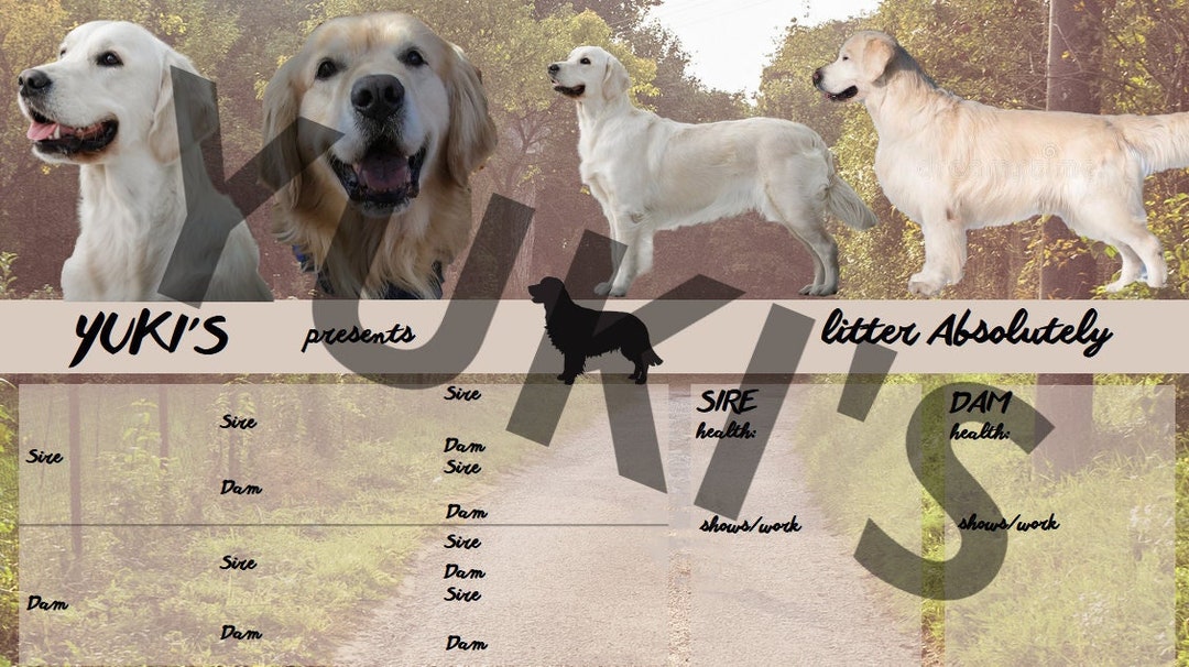 CUSTOM Graphic Design for Breeders | Stud Dog | Planned Litter ...