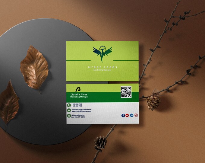 Business Card Template SVG, PDF, Png, Dxf, Blank Template, Blank Label ...