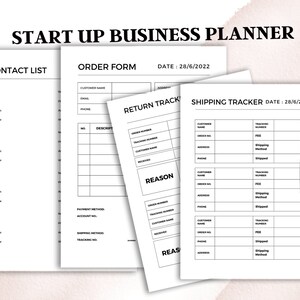 Printable Start up Planner Printable Business Inserts - Etsy