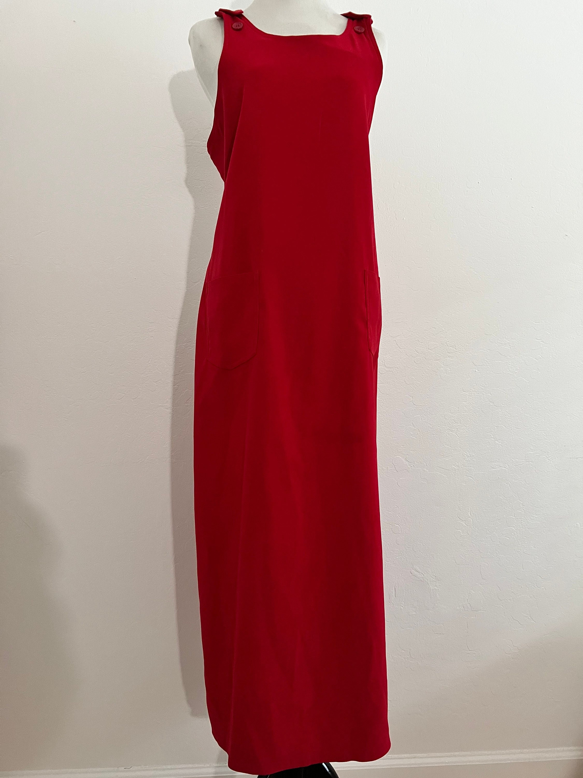 Red Jumper Dress - Etsy