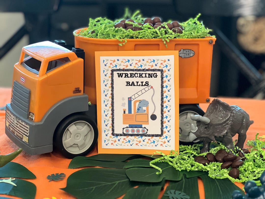 Dino Diggers Dinosaur Construction Birthday Party! Dino Digger ...