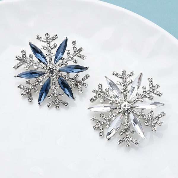 Snowflake Brooch Pin - Etsy