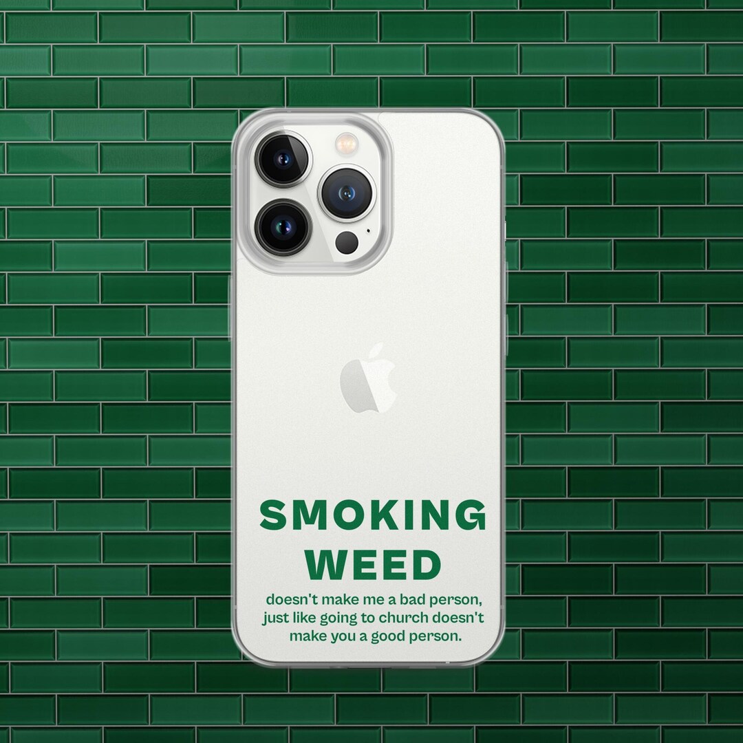 IPhone Case - Smoking Weed | Aesthetic Weed Mobile Phone Case ...