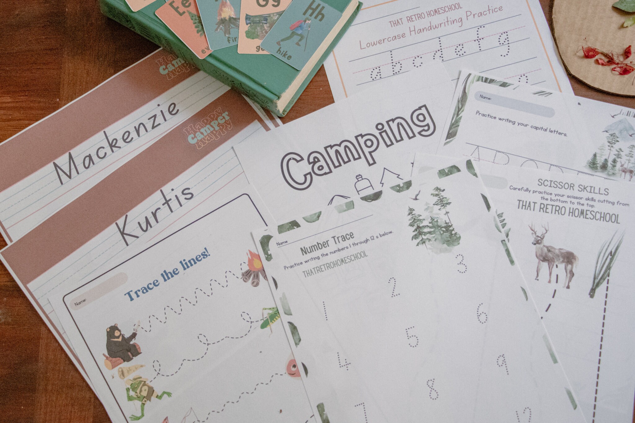 Camping Preschool Digital Download Bundle - Etsy