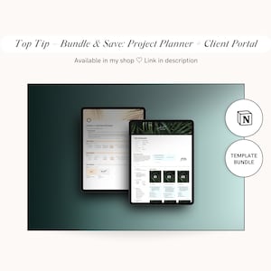 Notion Client Portal for Web Designer & Web Developer, Notion Template Business, Notion Client ...