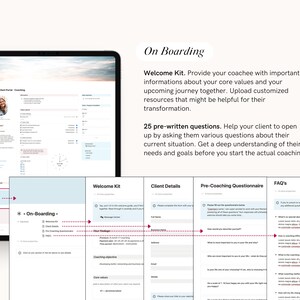 Notion Client Portal for Coaches, Notion Template Coaching, Notion Business Template, Client ...