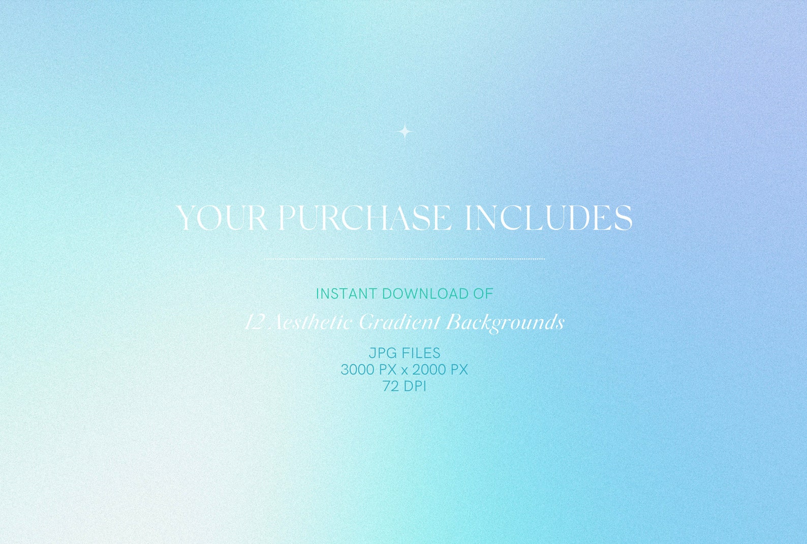 Polar Pastel Gradient Background Bundle With Noise / Grainy Texture ...