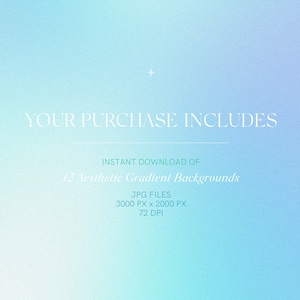 Polar Pastel Gradient Background Bundle With Noise / Grainy Texture ...