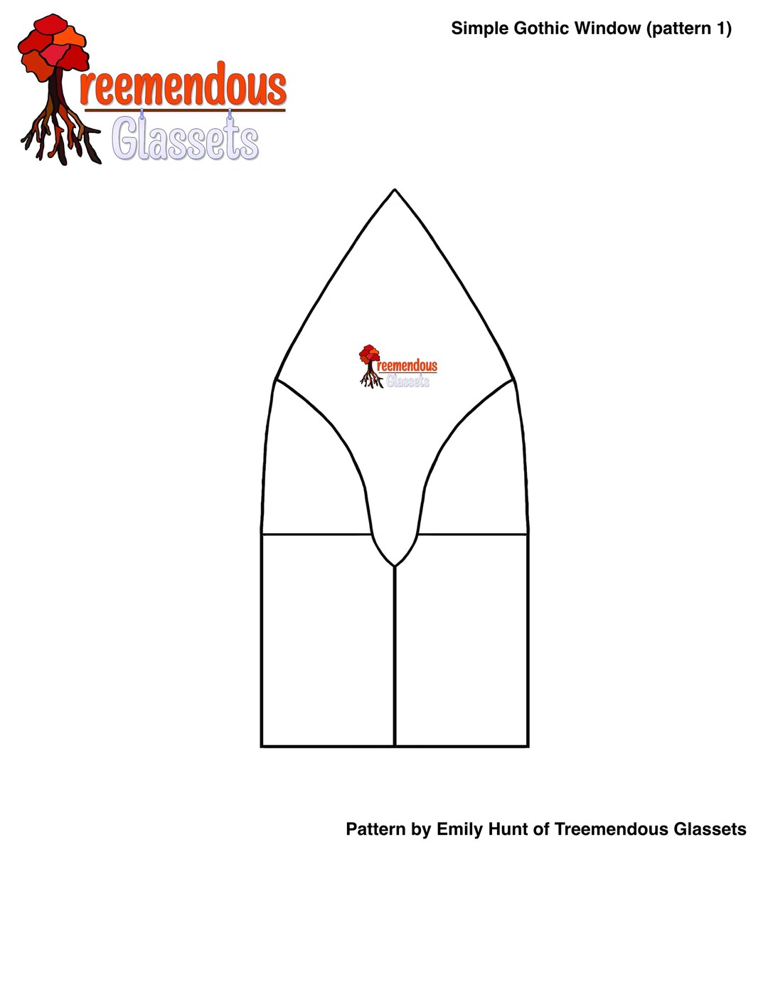 Simple Gothic Window (pattern 1) *digital Download Only* - Etsy