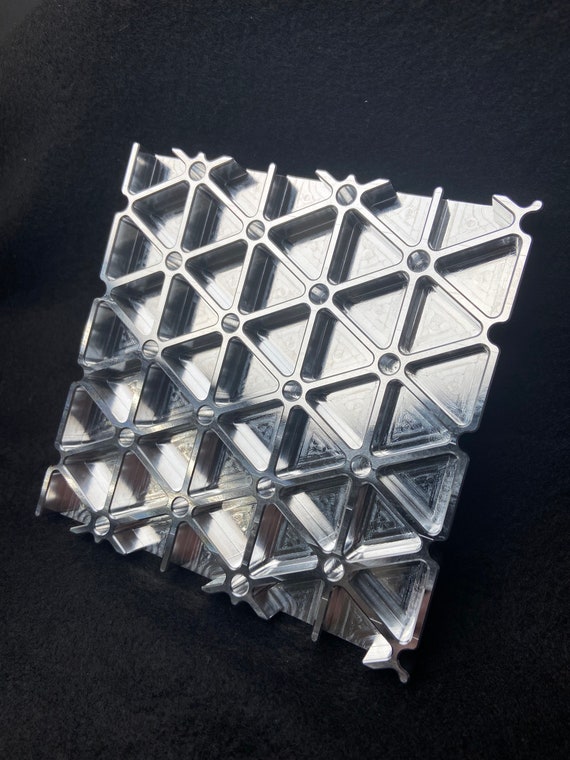 Aerospace Isogrid Aluminum Coaster - Etsy