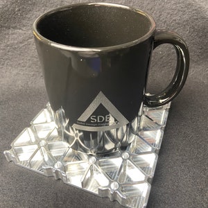 Aerospace Isogrid Aluminum Coaster - Etsy