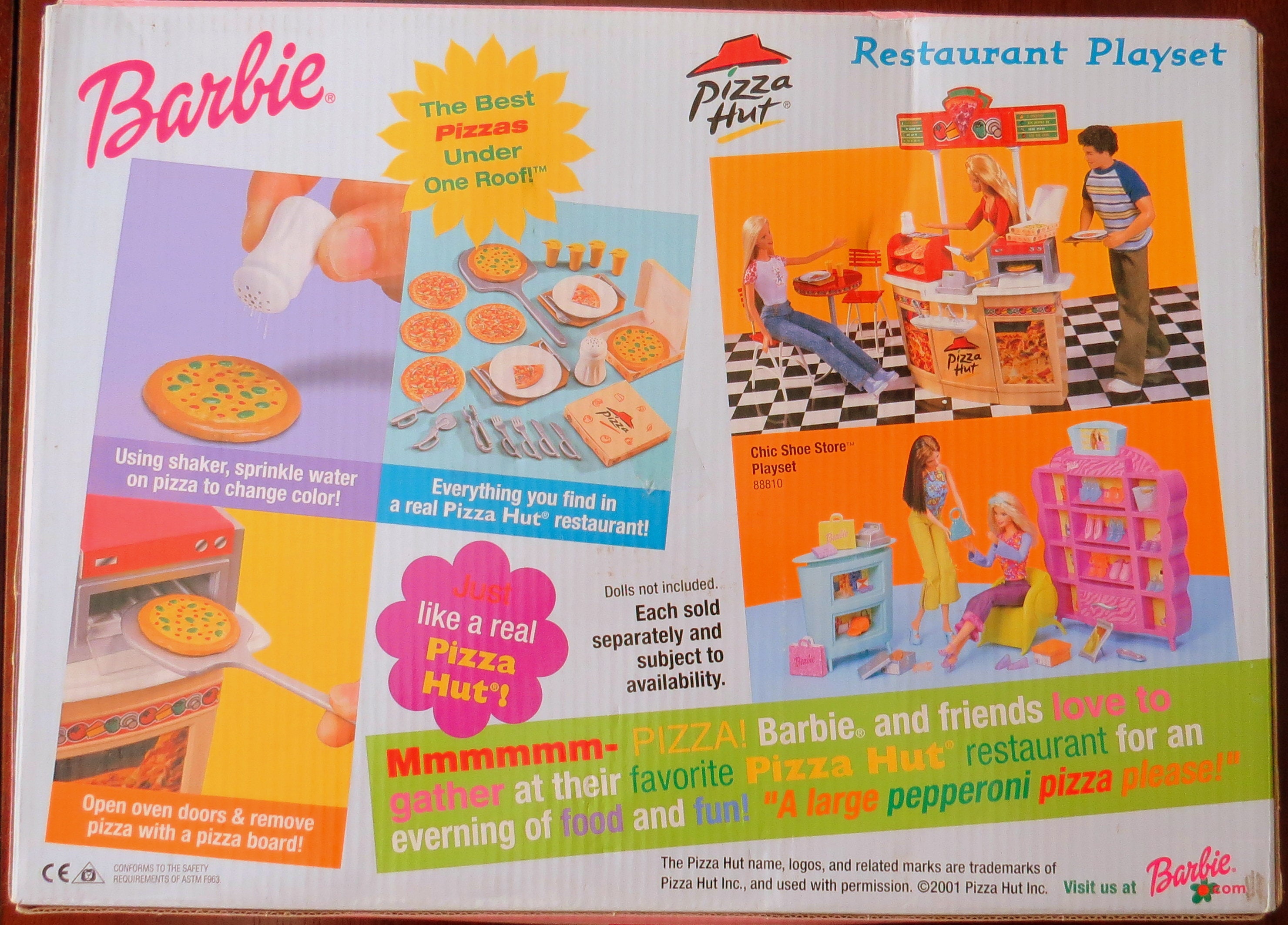 Barbie PIZZA HUT Restaurant Playset Dolls Not Included New - Etsy Australia