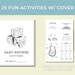 Baby Shower Kids Activity Book Printable, Baby Shower Games for ...