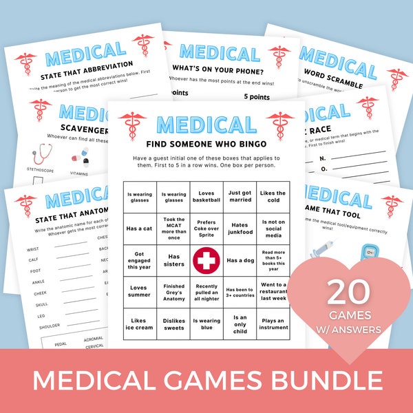 Nurse Games - Etsy