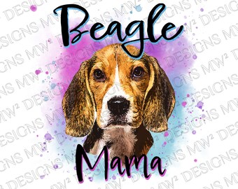 Beagle Mama Png - Etsy