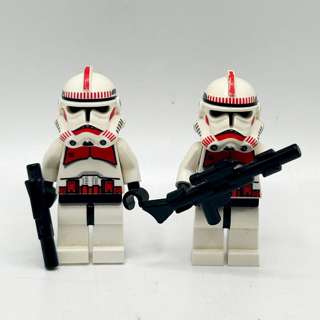 Lego Shock Trooper 7655 Clone Trooper Red Markings Star Wars ...