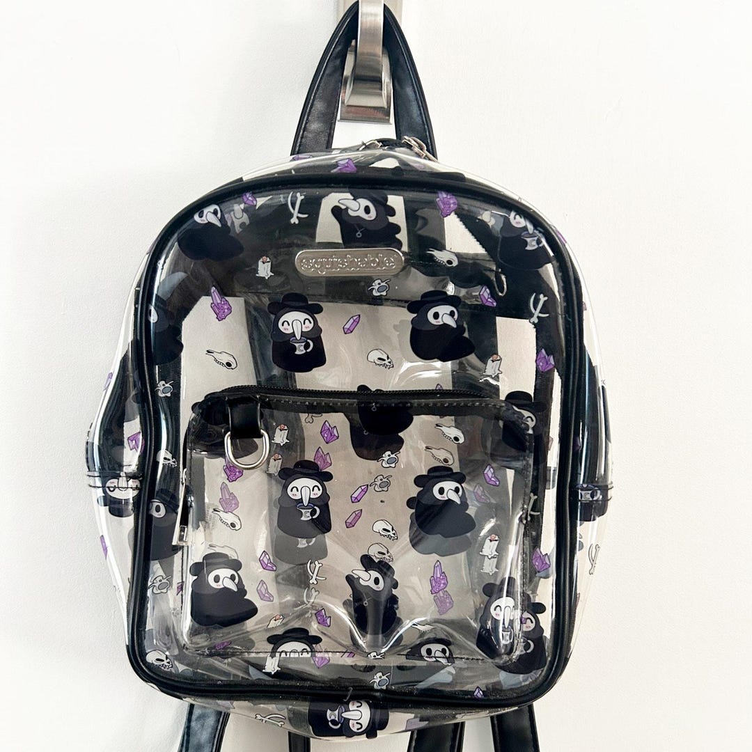 Mini Backpack Squishable Plague Doctor All Over Print Clear Mini Bag - Etsy
