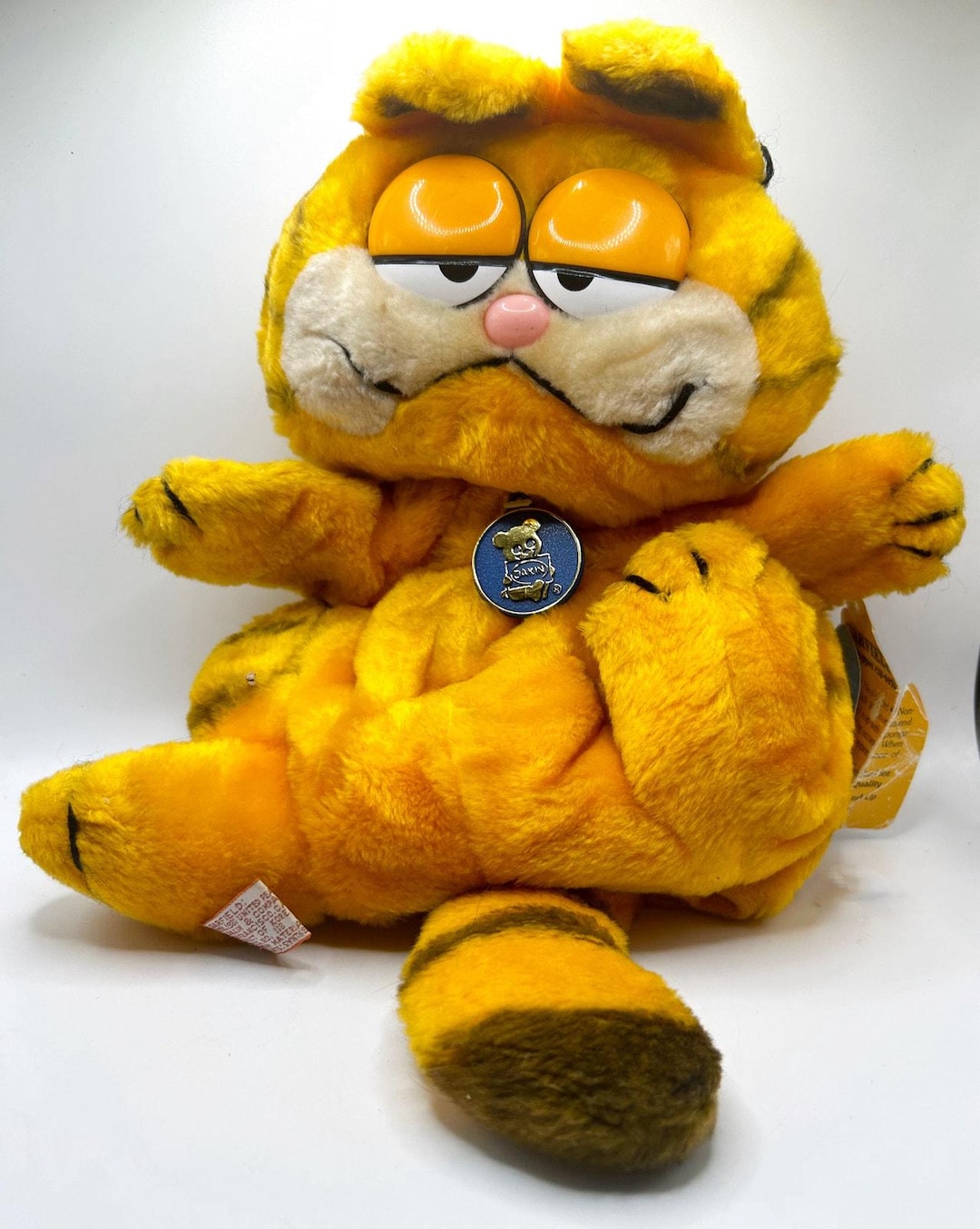 Vintage Garfield With TAGS Hand Puppet by Dakin 1978, 1981 Plush ...