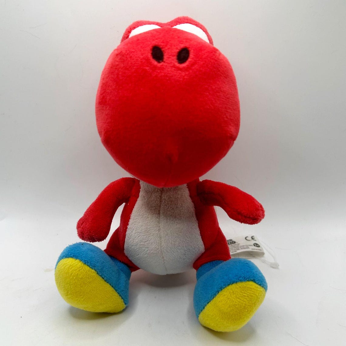 Super Mario Bros Red Yoshi Plush Toy 2015 7 Stuff All Star Nintendo ...