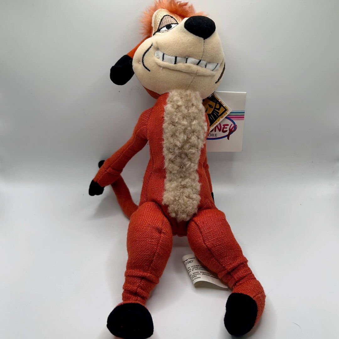 Vintage Disney LION KING Timon 11 Plush Stuffed Animal. - Etsy