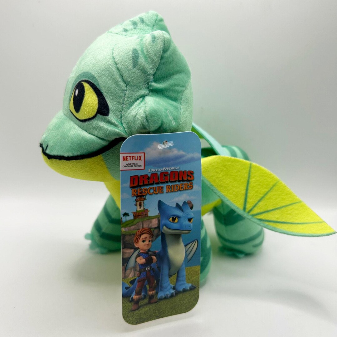 How to Train Your Dragon Rescue Riders Summer 9" Green RARE Plush ...