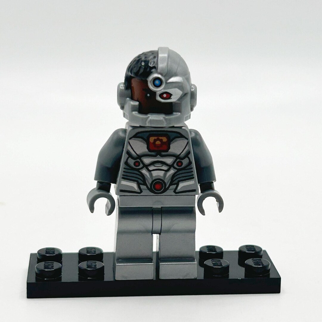 Lego Cyborg Minifigure 76098 DC Super Heroes Sh470 CMF Retired - Etsy