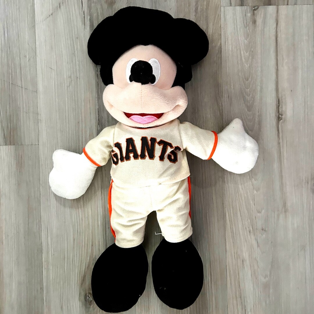 San Francisco Giants Rare Major League Baseball Mickey Mouse Plush ...