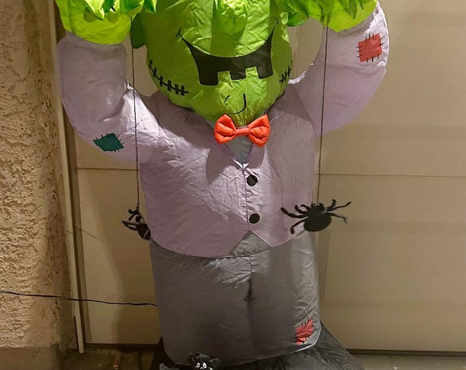 Vintage HALLOWEEN MONSTER FRANKENSTEIN 4' Airblown Inflatable Gemmy - Etsy