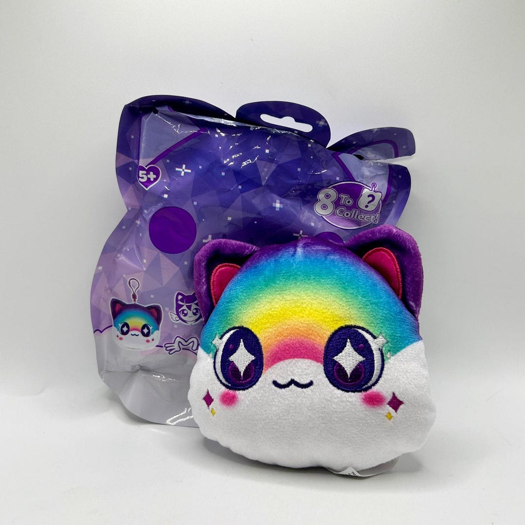 2023 Aphmau Meemeows Mystery Litter 4 Bag Clip on Cat Plush Rainbow - Etsy