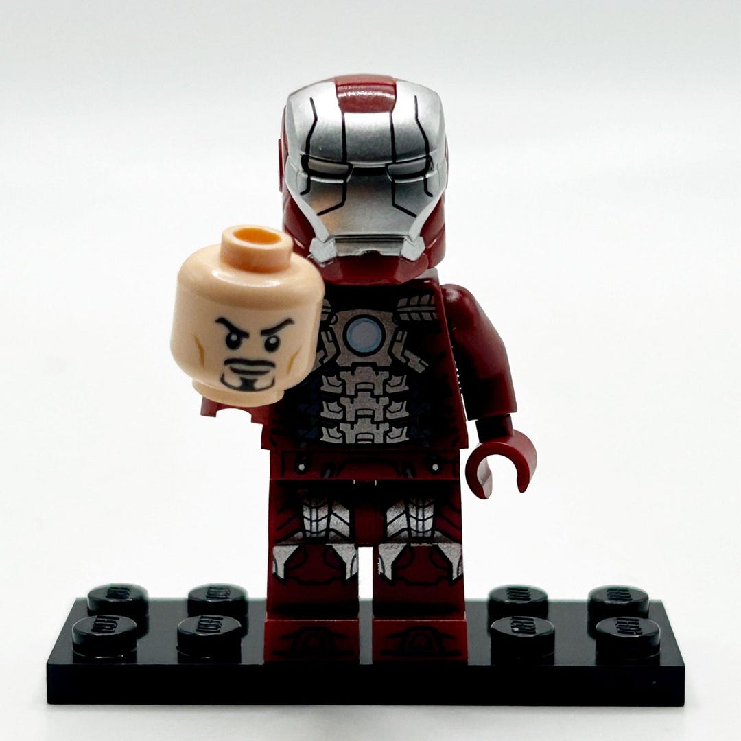 LEGO Iron Man Mark 5 MK-5 Armor Minifigure From 76125 Marvel SH566 ...
