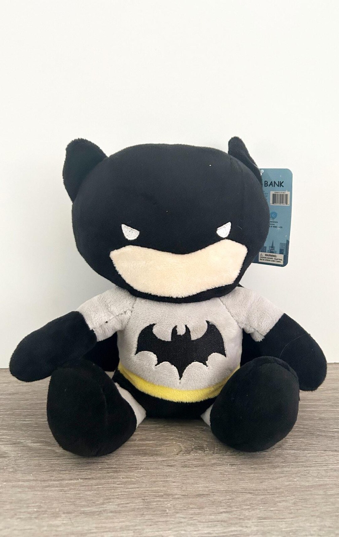 BATMAN Plush Piggy Coin Bank DC COMICS Justice League Dark Knight ...