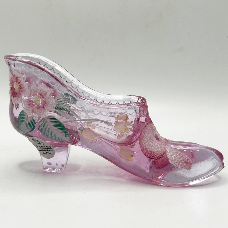 Fenton Glass Slipper - Etsy