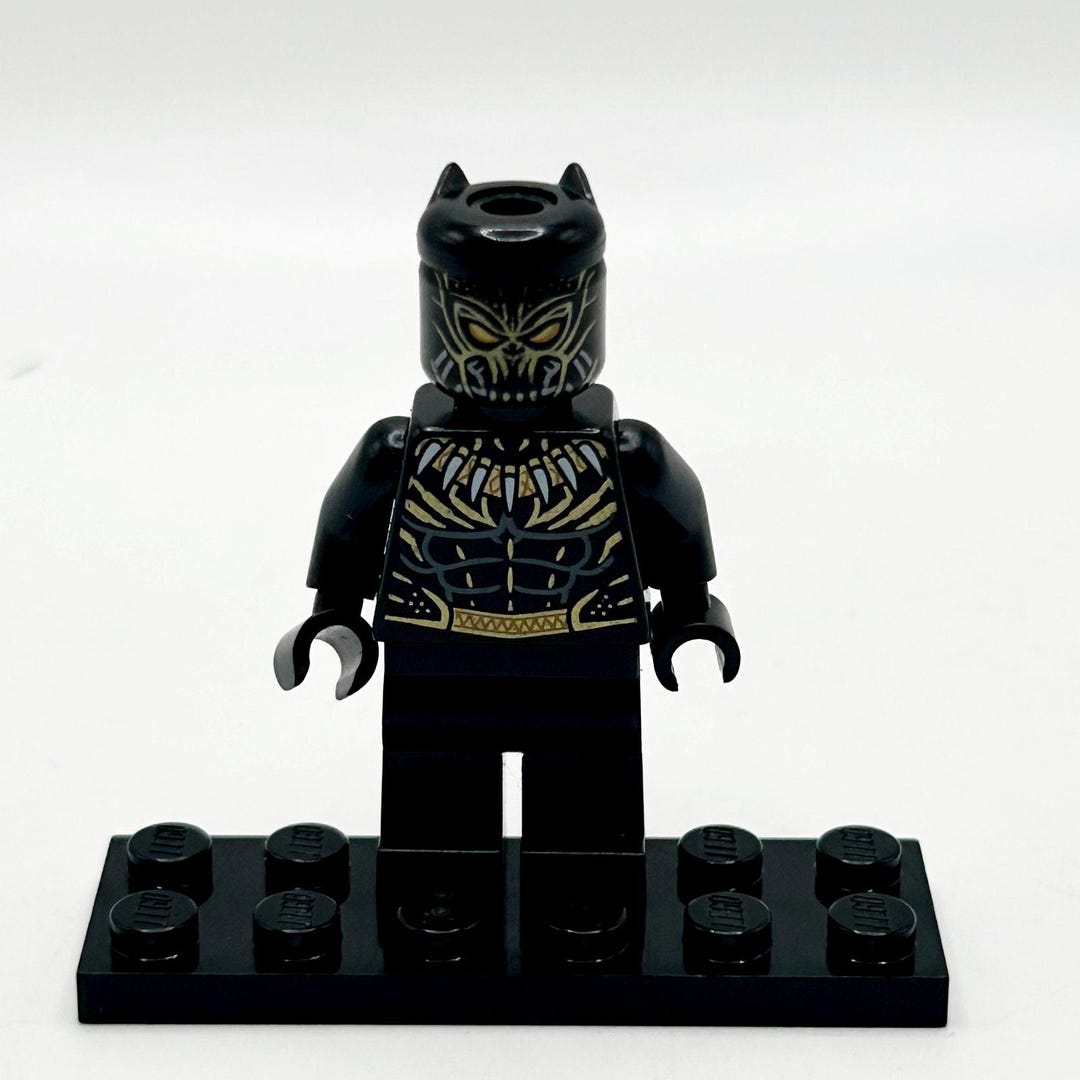 LEGO® Erik Killmonger Minifigure Super Heroes Black Panther 2018 Set ...