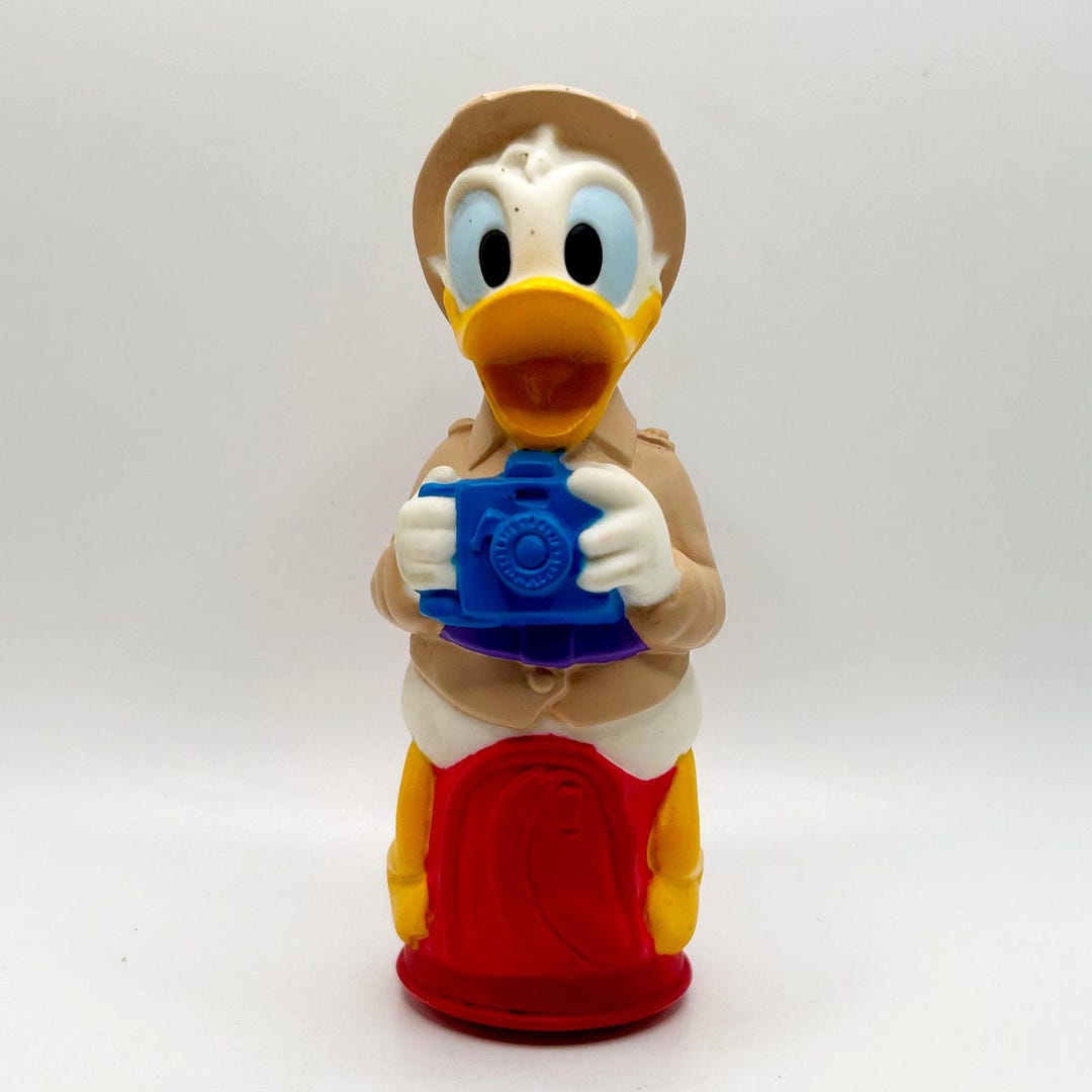 Rare Vintage Talking Safari Disney Donald Duck Toy Figure 5 - Etsy
