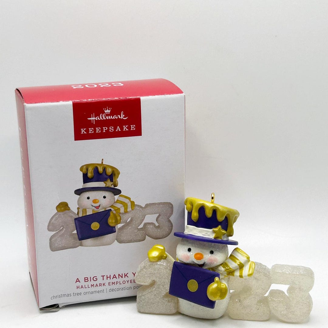 A BIG THANK YOU! Hallmark Employee Gift 2023 Hallmark Keepsake Ornament ...
