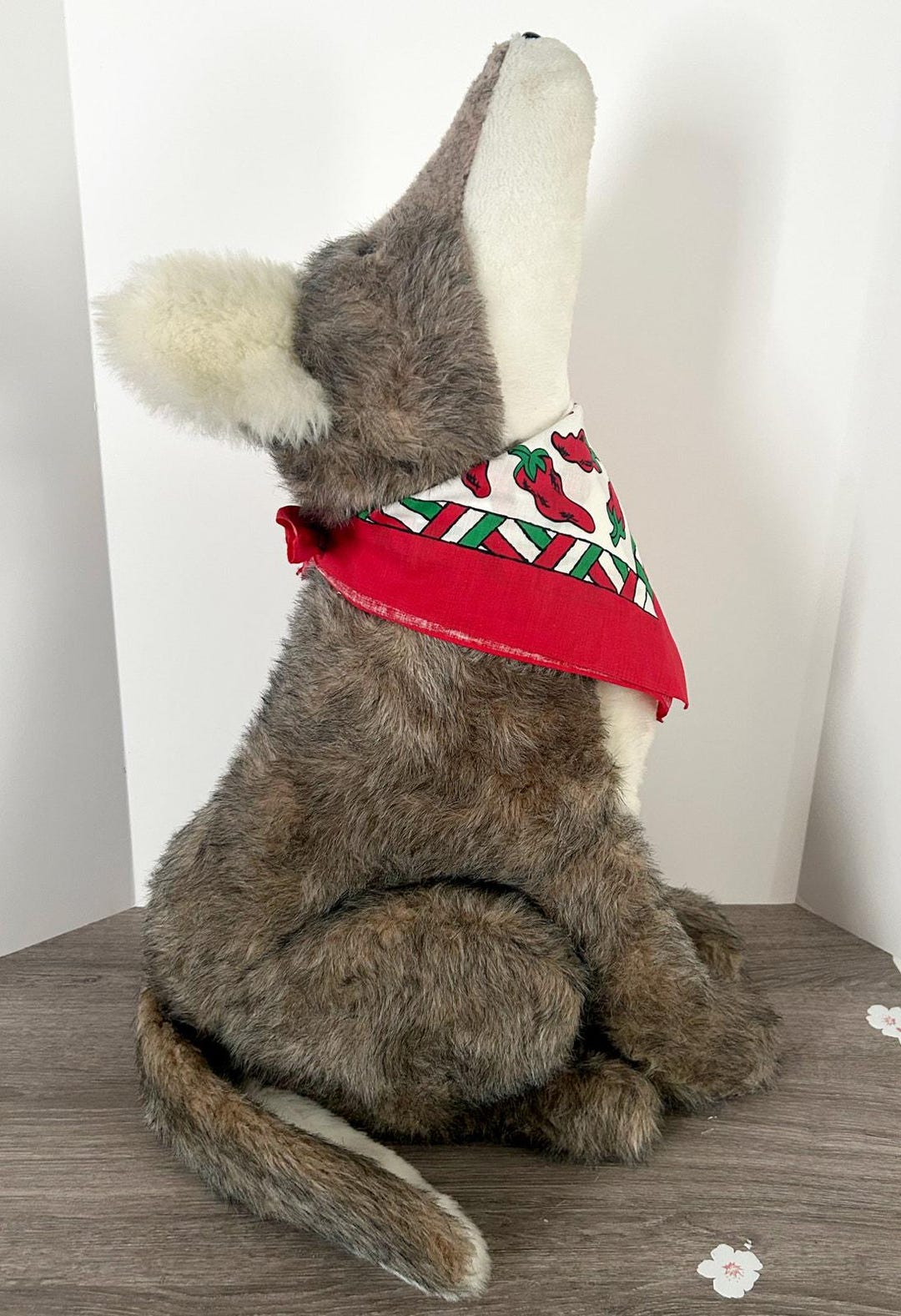 Kathys Kreations Plush Coyote Howling Wolf Large 29” EUC 1983 USA ...