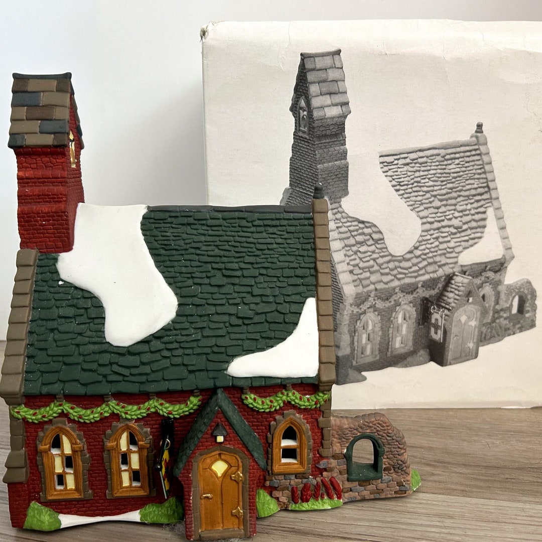 Department 56 dudden Cross Church Dickens Village Building Sign & Box ...