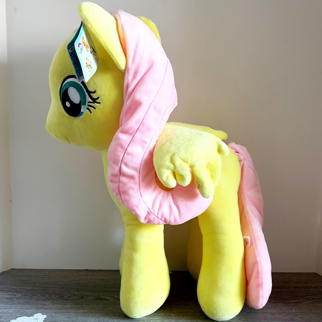 RARE My Little Pony FLUTTERSHY Jumbo 18in - 20in Japan Exclusive Plush ...