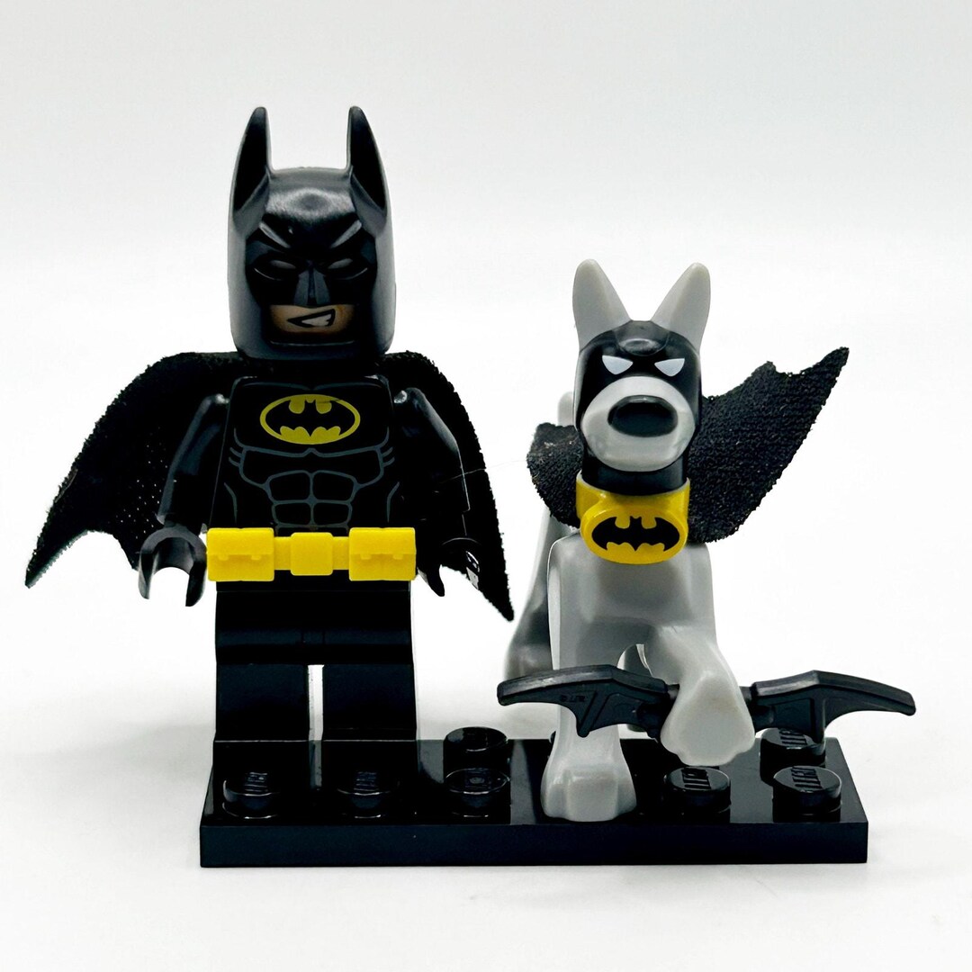 LEGO Ace the Bat-hound Dog Minifigure DC Super Heroes 76110 & Batman W ...