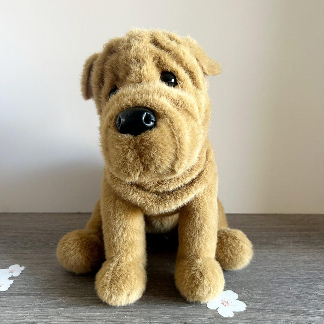 Douglas Tater Shar-pei Sharpei Brown Wrinkles 11 Inch Plush Stuffed ...