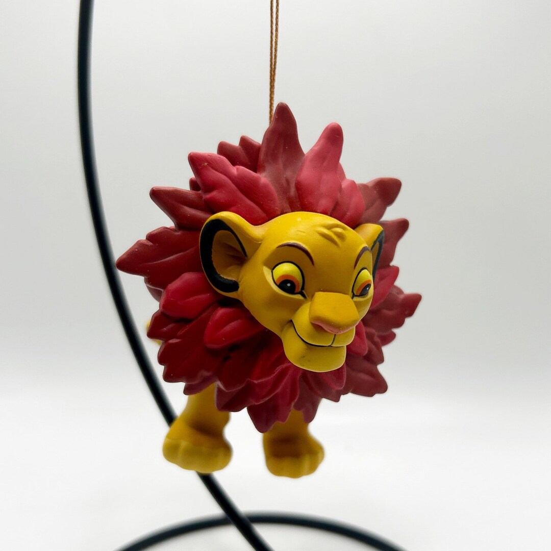 Vintage Collectable Disney's Lion King Simba Hanging Christmas Ornament ...
