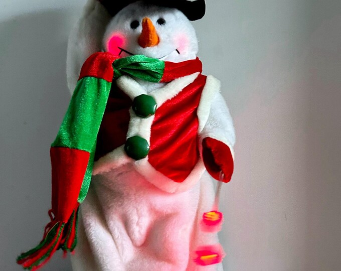 Vintage Gemmy Mr. Snow Miser Animated Singing Spinning Snowflake ...