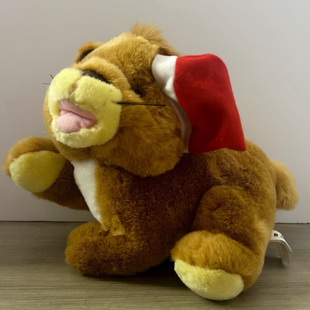 Vintage Kellytoy Baby Brown Cat Kitten W/ CHRISTMAS Hat Stuffed Animal ...