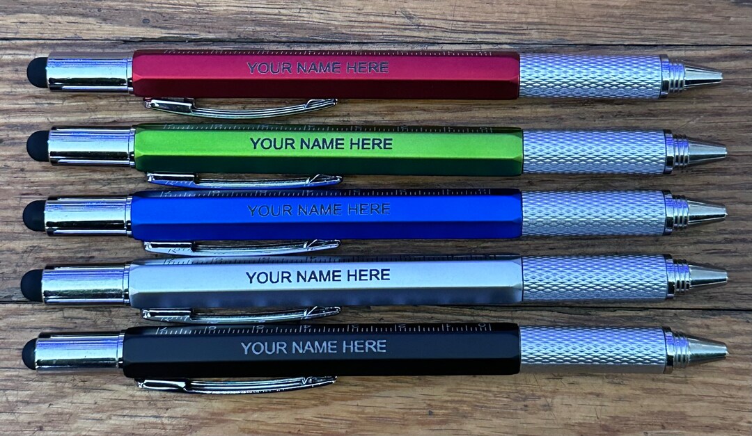 Personalized Multi-tool Engineer 6 in 1 Ballpoint Pen - Etsy